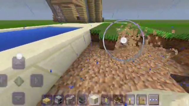 постройка пляжа в майнкрафт