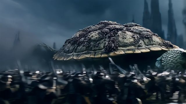 Tidal Rage: The Gargantuan Turtle’s Wrath