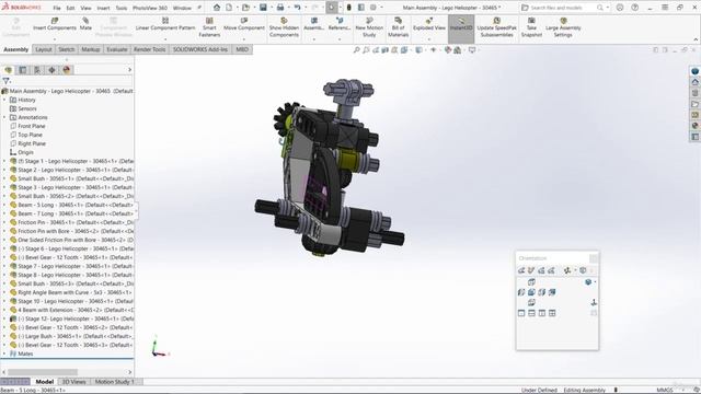 14. Stages 13, 14 and 15 Building Up the Other Side of the Helicopter_ru