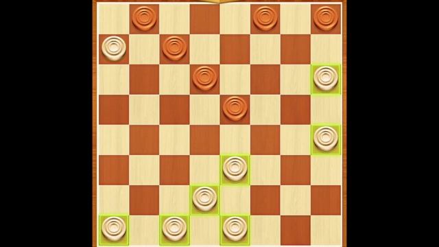 Шашки | Победа белых 🙂