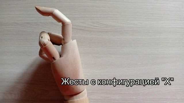 Ручная азбука глухих и жесты с конфигурацией "Х".