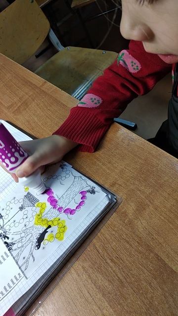 Автоматизация звука [Р] в слогах с использованием точечных фломастеров