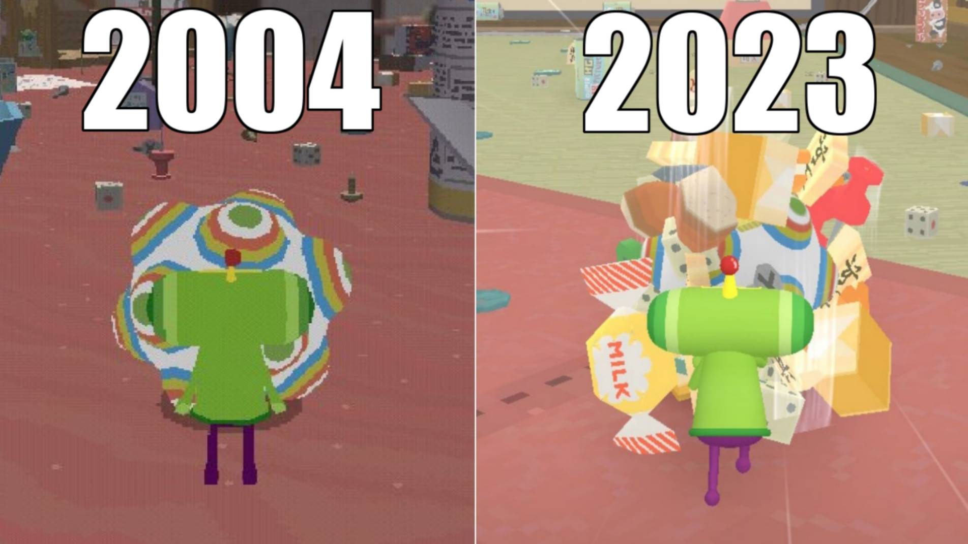 Эволюция серии игр Katamari [2004-2023]