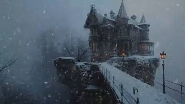 ЗАМОК В СНЕГУ. ХОЛОДНЫЙ ВЕТЕР И ЗВУКИ ПРИРОДЫ УСПОКАИВАЮТ ЭМОЦИИ И СПОСОБСТВУЮТ КРЕПКОМУ СНУ