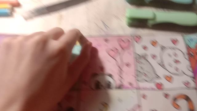 Мастер - класс по изготовлению листа плаката с мини рисунками. Часть 12