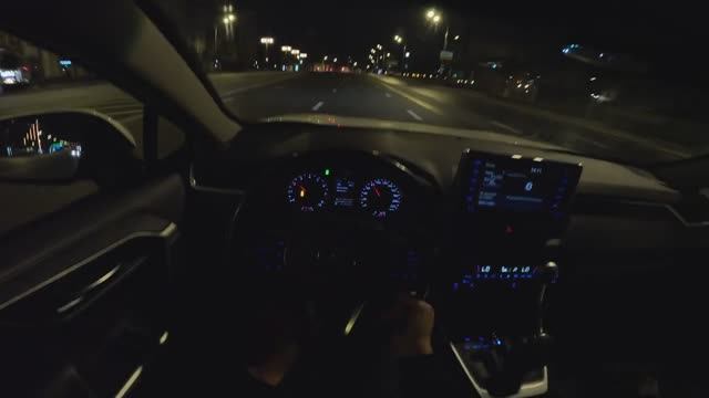 2021 Toyota RAV4 / Тойота РАВ4 2.0 автомат 150 л.с. | Ночной тест-драйв от первого лица | Обзор