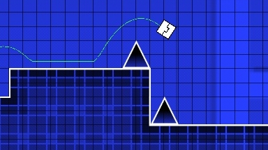 geometry dash, но в 2 раза больше!