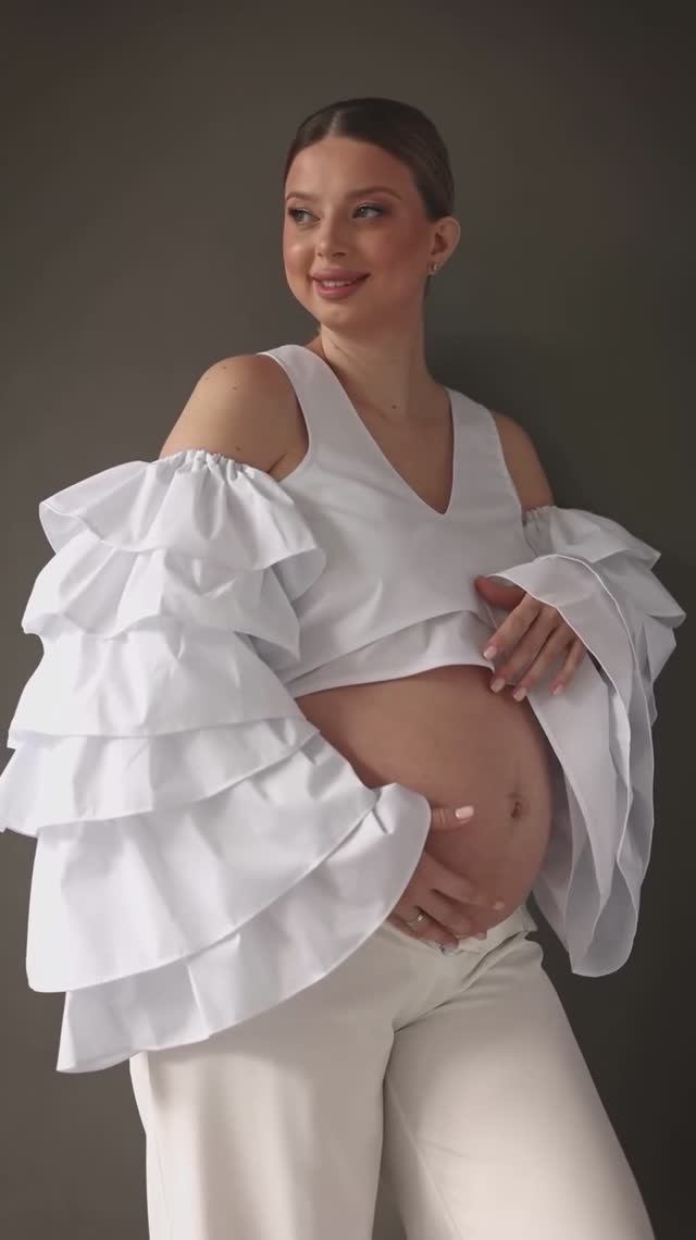 Backstage с фотосессии для беременных