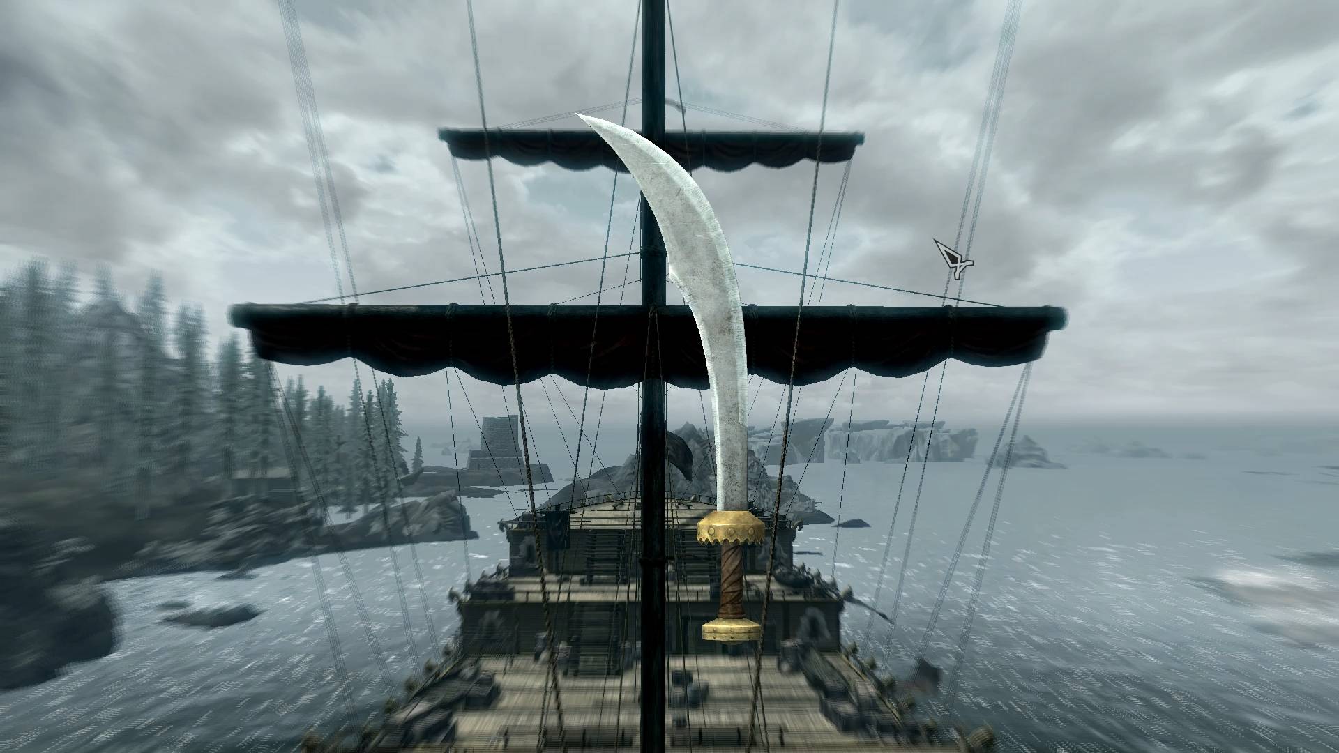 The Elder Scrolls V: Skyrim. Уникальное оружие. Порыв ветра. Прохождение от SAFa