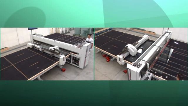 Комбинированная линия раскроя триплекса и монолитного стекла Intermac Genius Comby 37LM-AC