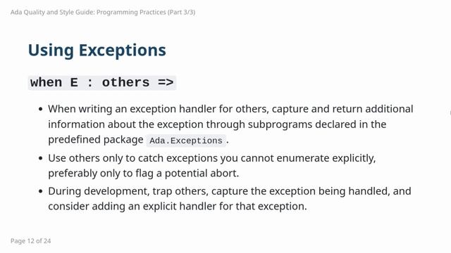 Практики программирования на языке Ada -часть 3