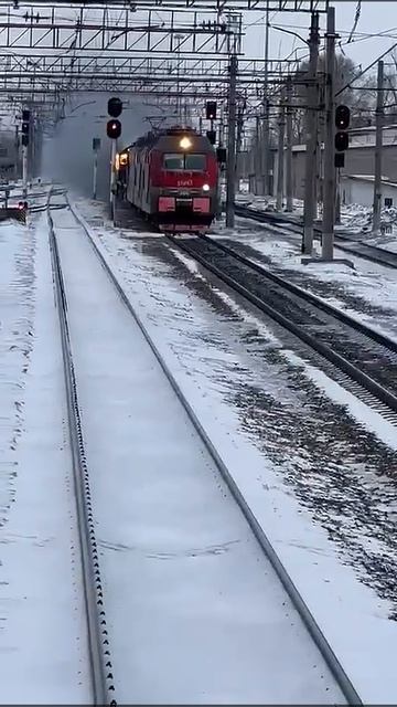 Пожар на маневровом  тепловозе 13.03.2025 Амурская область