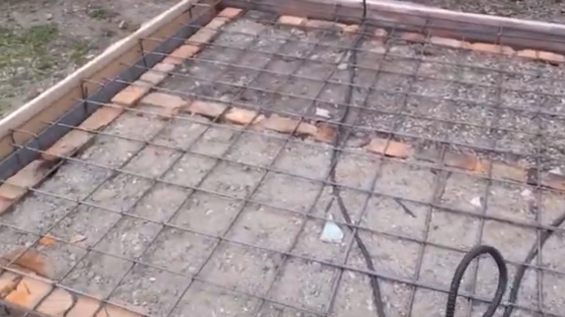 Беседка.Ч1. Фундамент + пол.