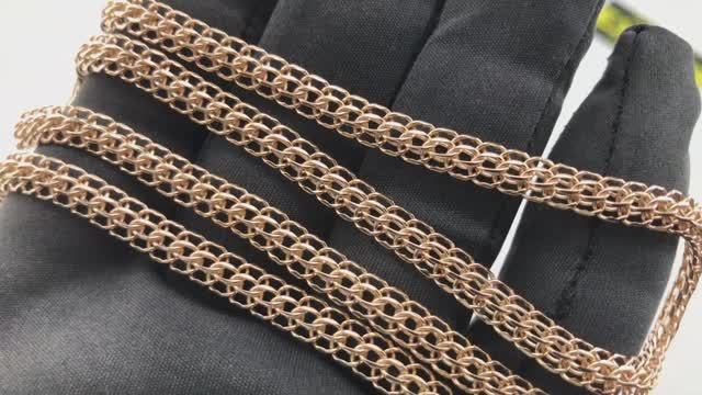 Арт. А0244 Золотая цепочка Фараон (питон) 55 см 5 мм