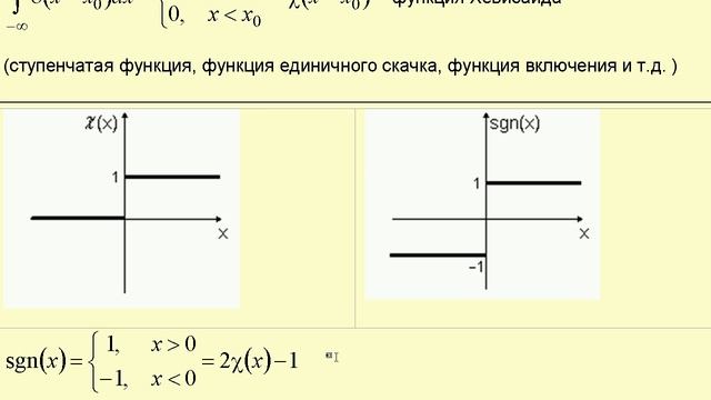 13. Одномерная  дельта-функция