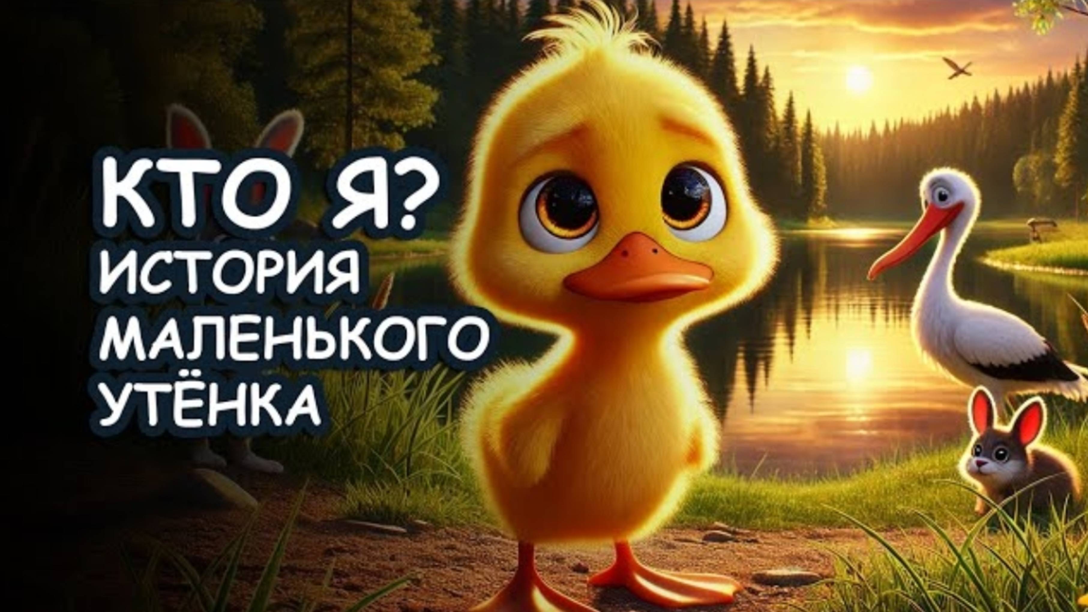 🐣Жёлтый утёнок: Спокойная сказка на ночь для детей