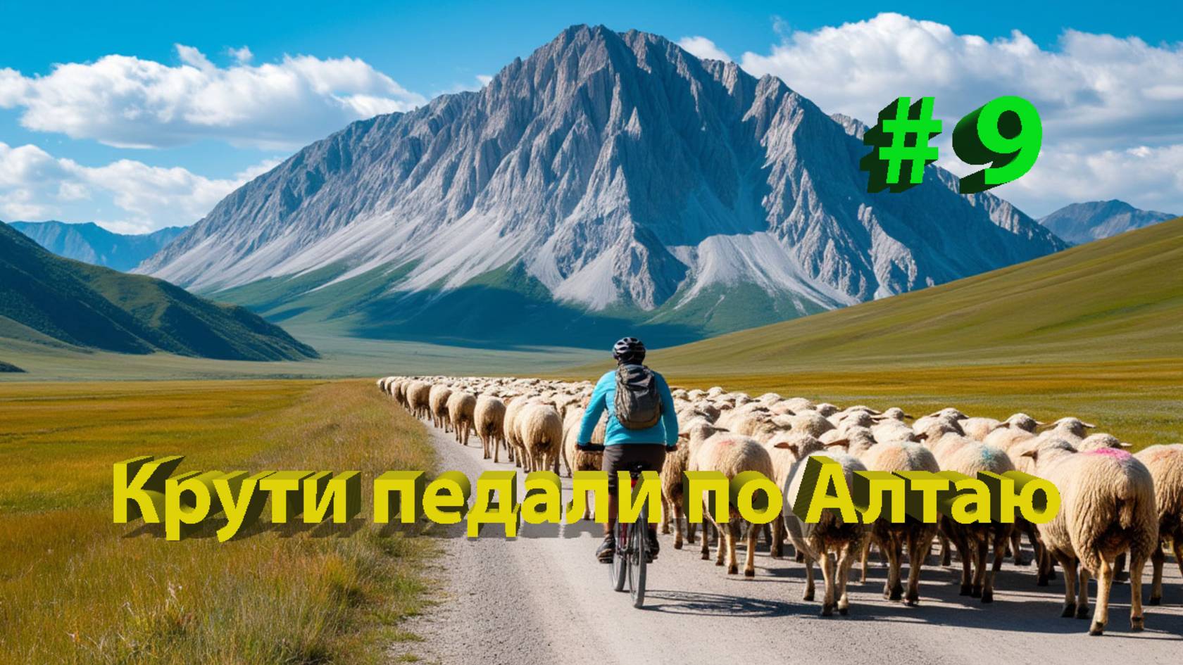 🚲 Крути педали по Алтаю. 9 часть: Кырлык и компания - велоприключение с овечьим сопровождением