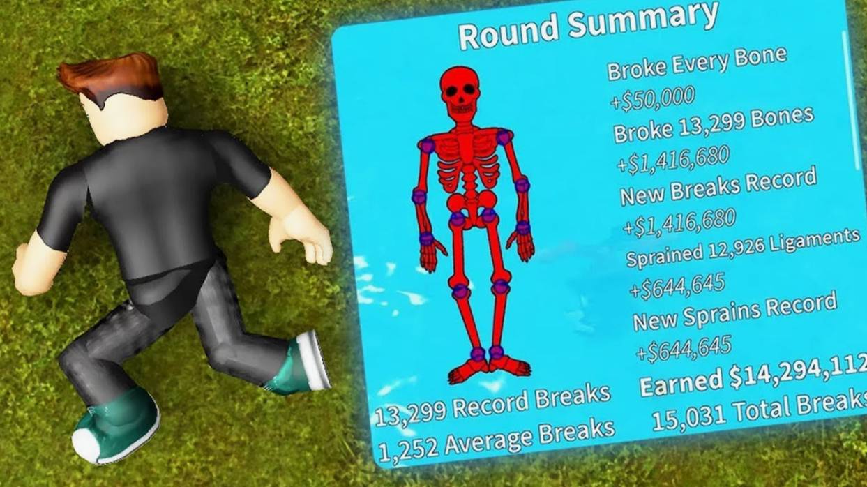 Сломай все кости в Roblox 3 часть !