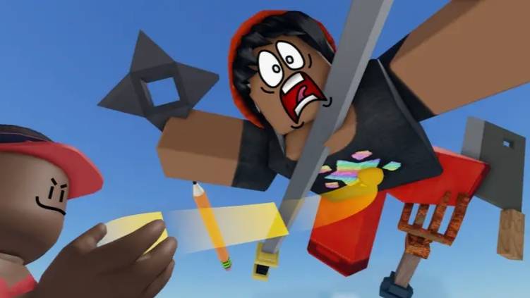 Сбросить вещи и людей в Roblox 4 часть !