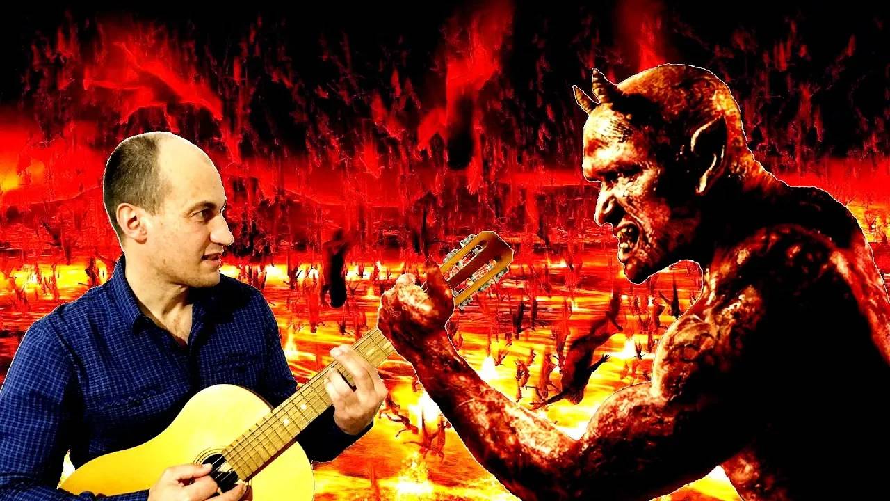 Беда (Чёрный огонь). Песня под гитару (авторская).