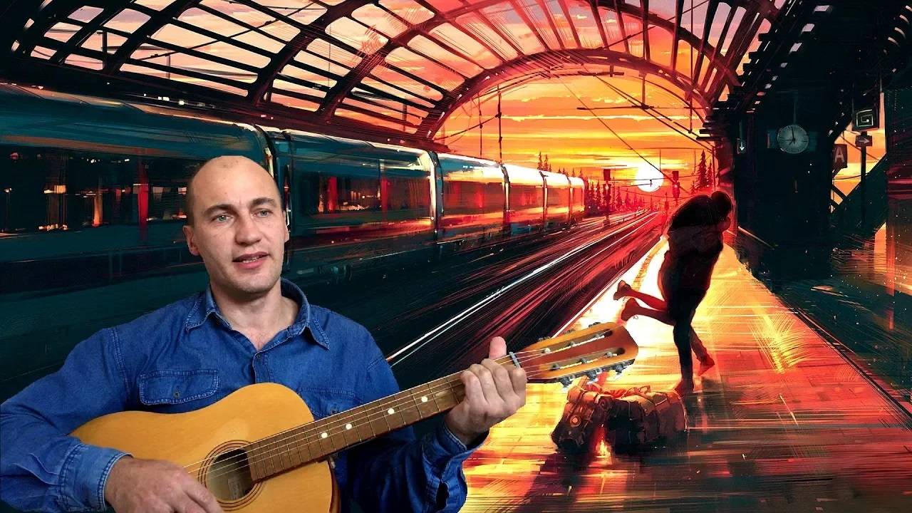 ＂В разлуке＂. Песня под гитару (авторская).