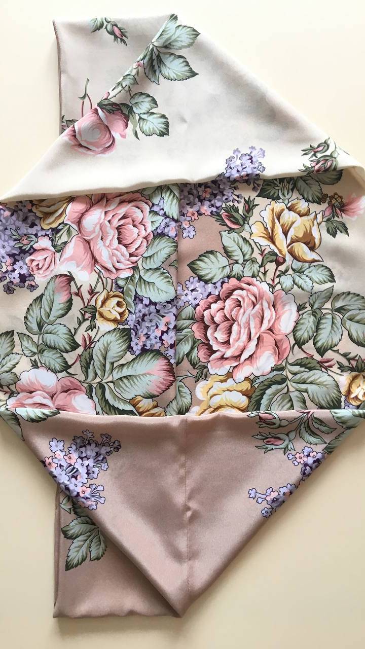 Шелковый снуд "Аромат любви"