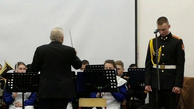 "Темная ночь", Духовой оркестр Свято-Алексиевской Пустыни. Солист Кузьма Орочко.