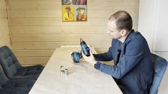 Hiemerdinger LB 128 - строительный фен под АКБ makita18v