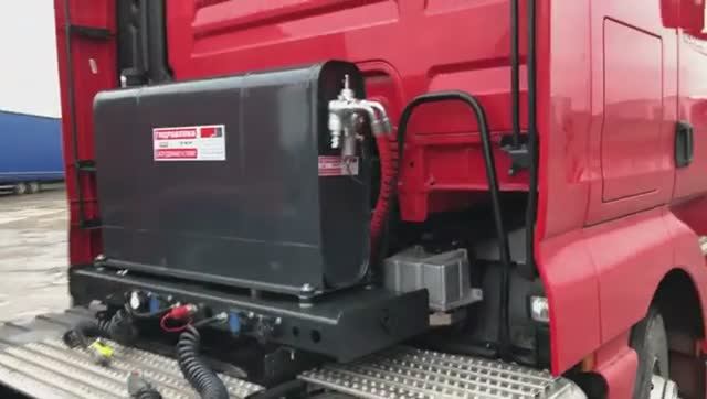 Гидрофикация Binotto с узким закабинным баком 183 л Slim