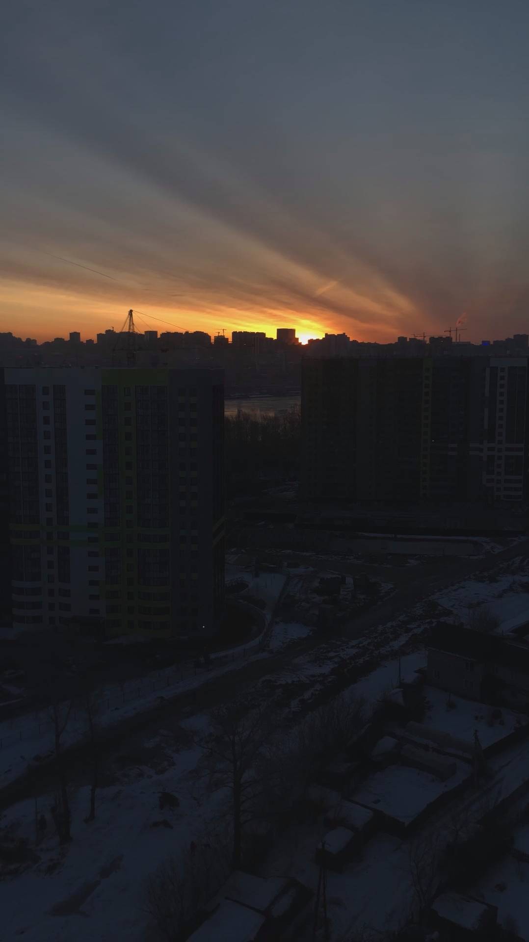 Рассвет на ЖК VESNA