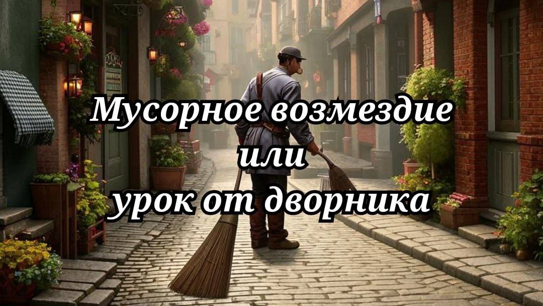 Мусорное возмездие или урок от дворника