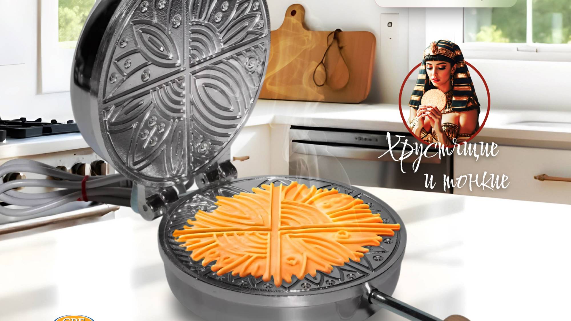 Электрическая вафельница CBE ELETTRODOMESTICI 8030100 электровафельница вафельных трубочек рецепт