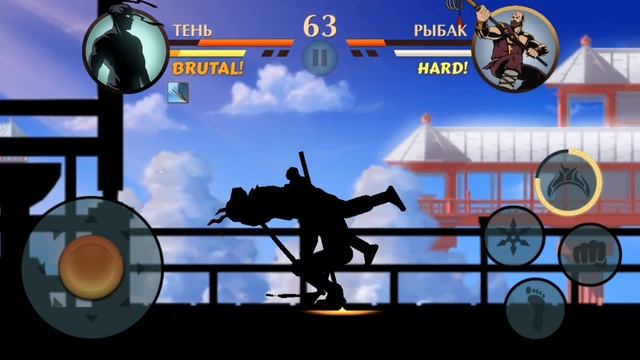 Тень vs Рыбака/Сложно/. Опозорился в битве против Рыбака, КАК ТАК?