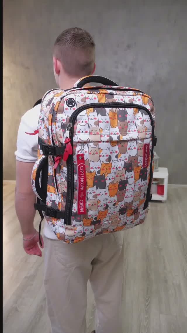 Идеальный рюкзак для ручной клади и путешествий 55х40х20 Optimum Air #рюкзакдляручнойклади