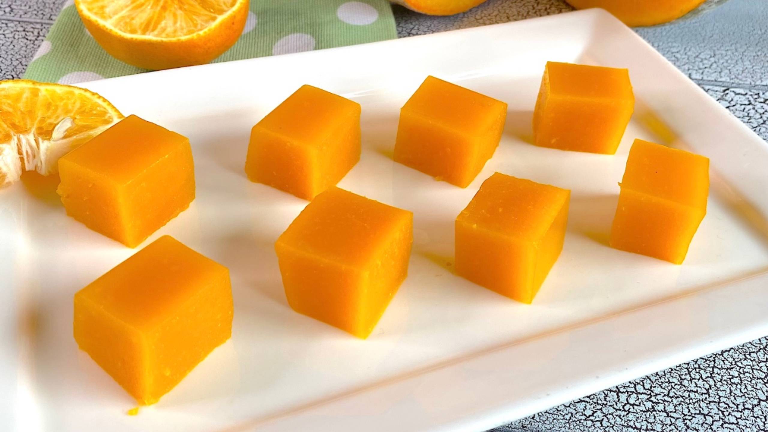 🍡 Тыквенный мармелад с апельсиновым соком, на желатине