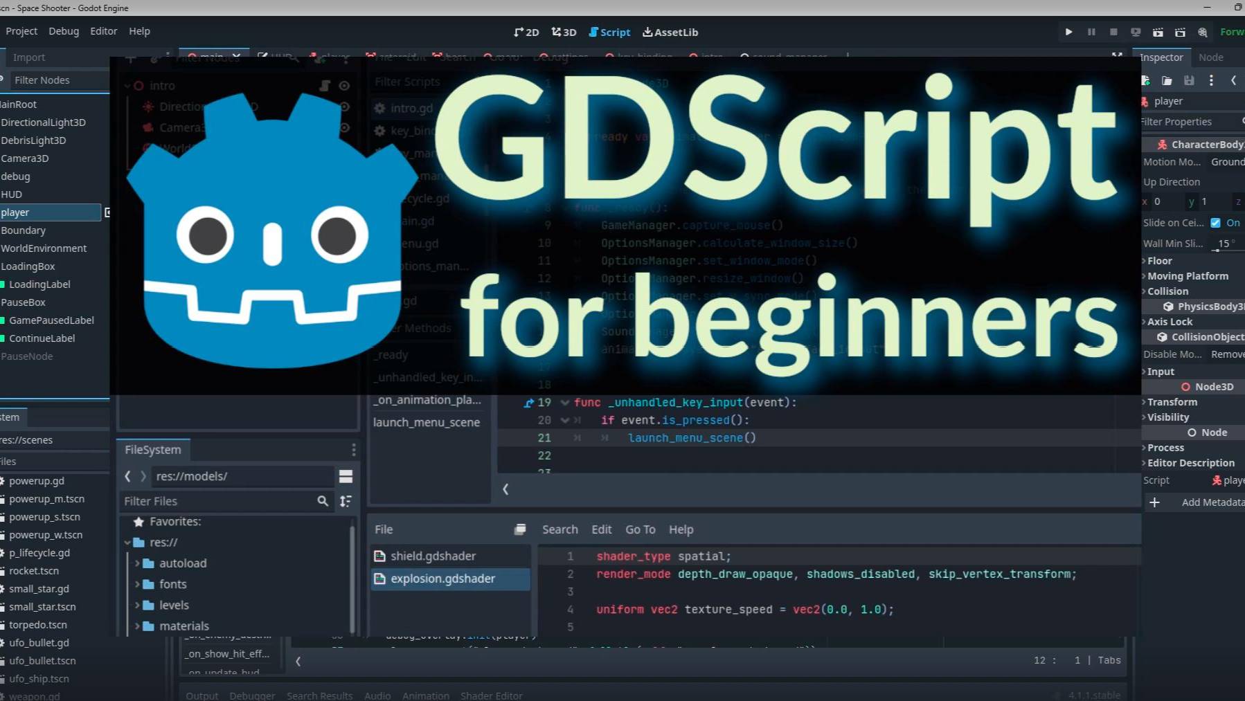 Godot 4 и GDScript - часть 3 (жизненный цикл)