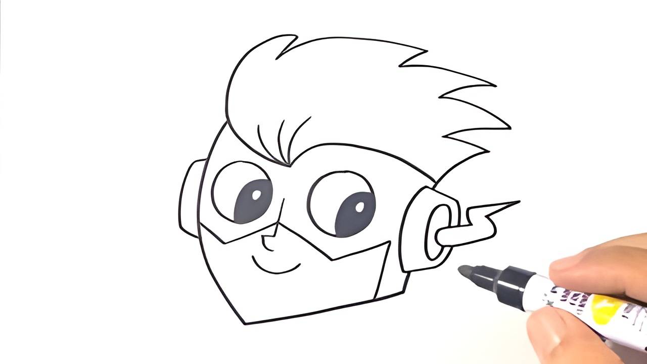 Как нарисовать КИД ФЛЭША из мультфильма ЮНЫЕ ТИТАНЫ | Teen Titans Go Kid Flash