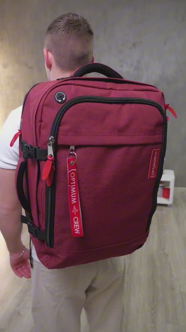 Идеальный рюкзак для ручной клади и путешествий 55х40х20 Optimum Air #рюкзакдляручнойклади