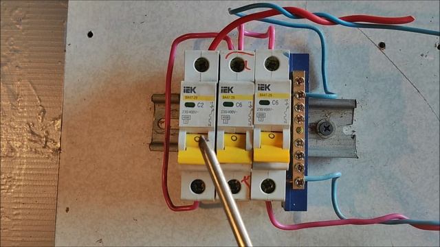Рассчет и сборка электрощитка