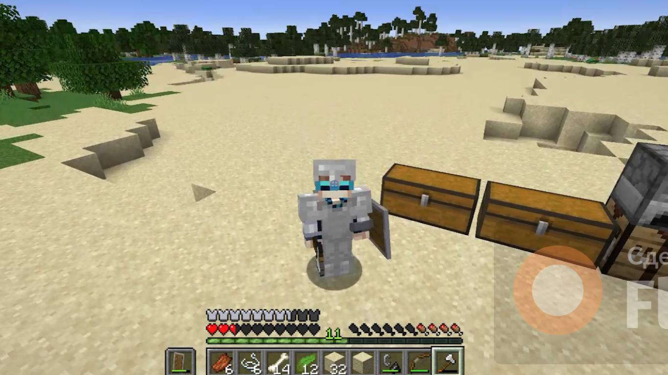 Маинкрафт на режиме Нормальном 1 видео 1 часть...