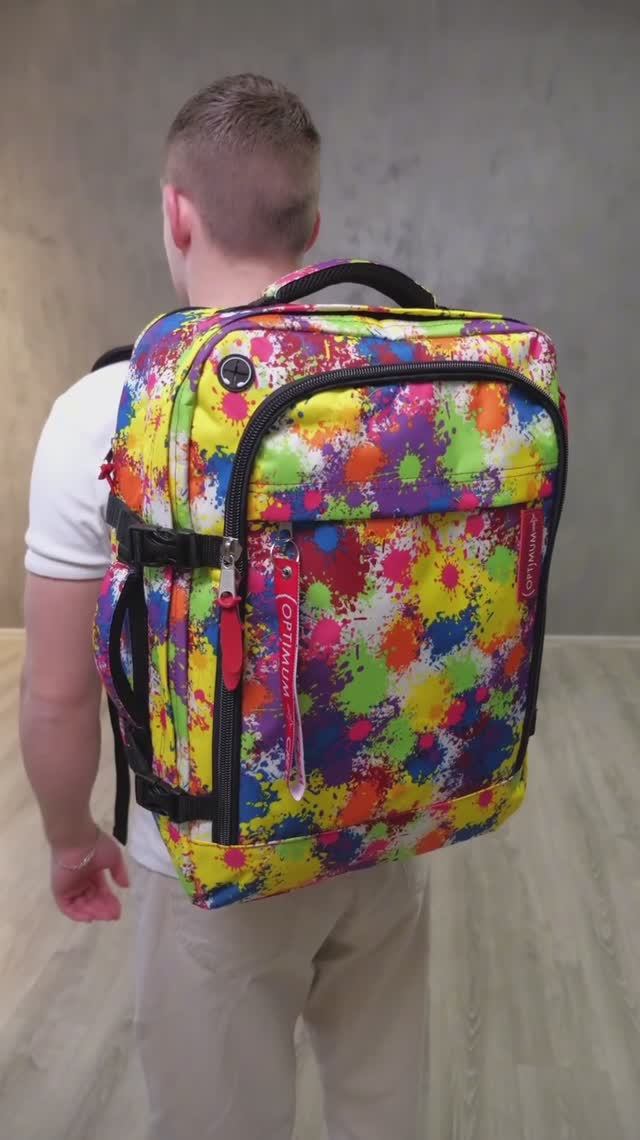 Идеальный рюкзак для ручной клади и путешествий 55х40х20 Optimum Air #рюкзакдляручнойклади
