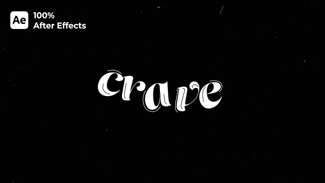 Создание анимации жидкого текста в After Effects - Текстовая анимация After Effects