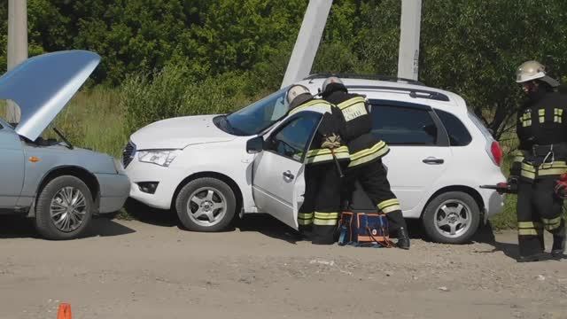 Ликвидация последствий ДТП ПСЧ МПСГ
