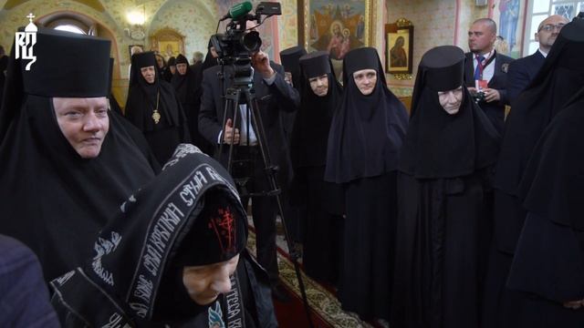 Святейший Патриарх Кирилл посетил возрожденный собор Николаевского женского монастыря г. Арзамаса