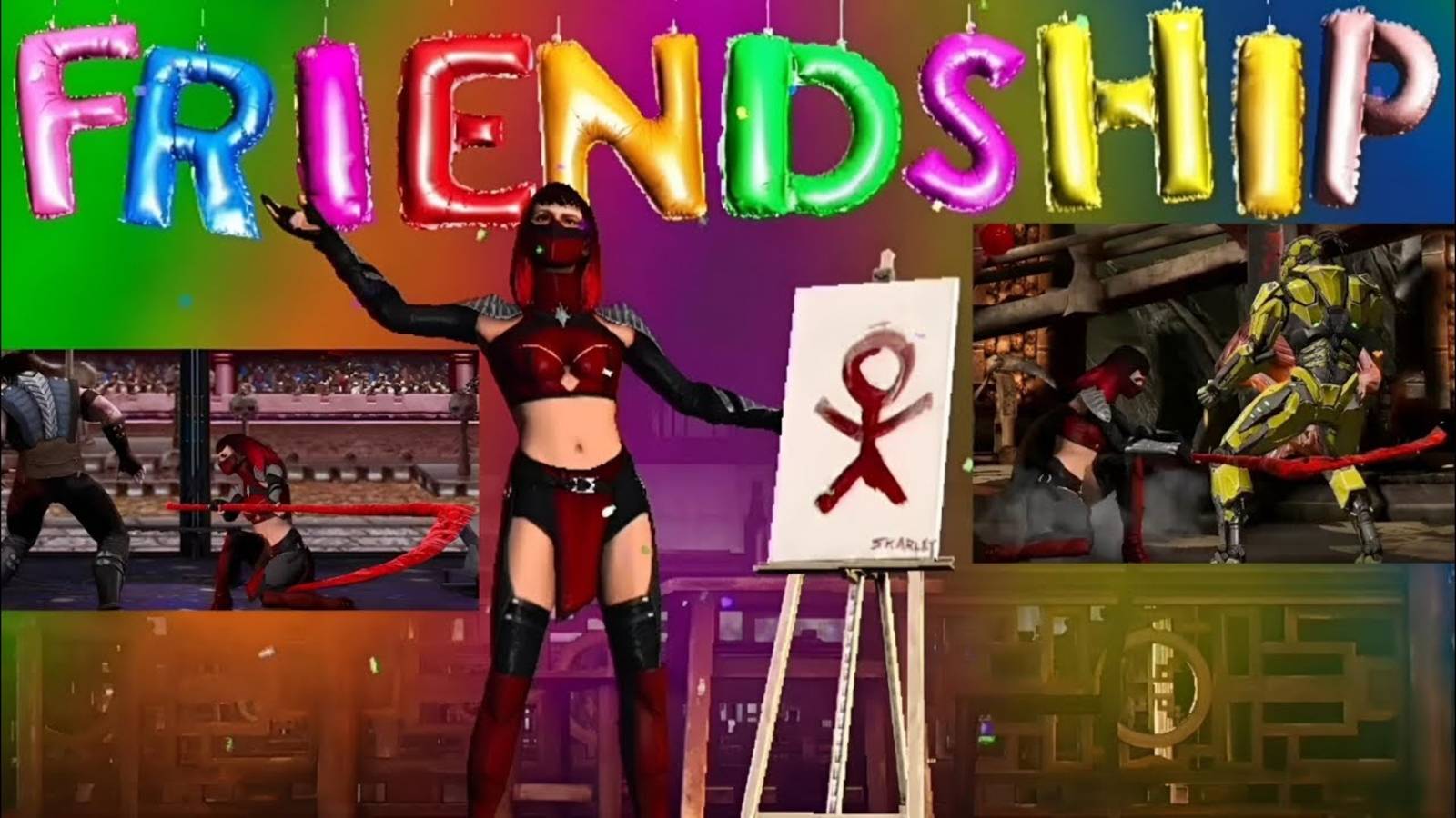 Mortal Kombat Mobile: НОВЫЙ ФРЕНДШИП Скарлет - КРОВАВОЕ ИСКУССТВО.