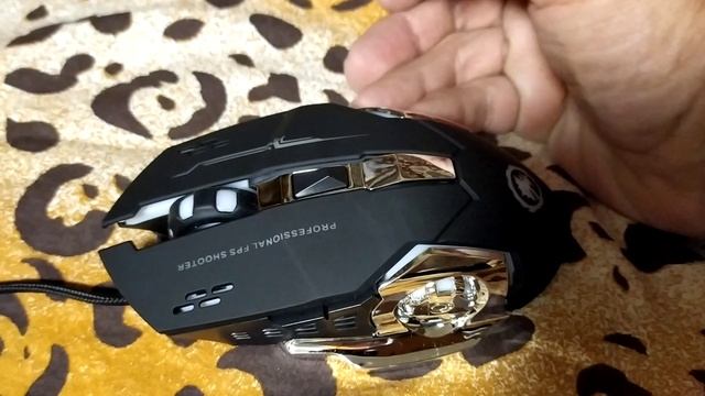 Игровая проводная мышь со встроенной подсветкой  Herler Electronics