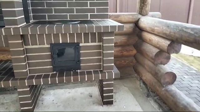 Модульный барбекю комплекс с мангалом и казаном