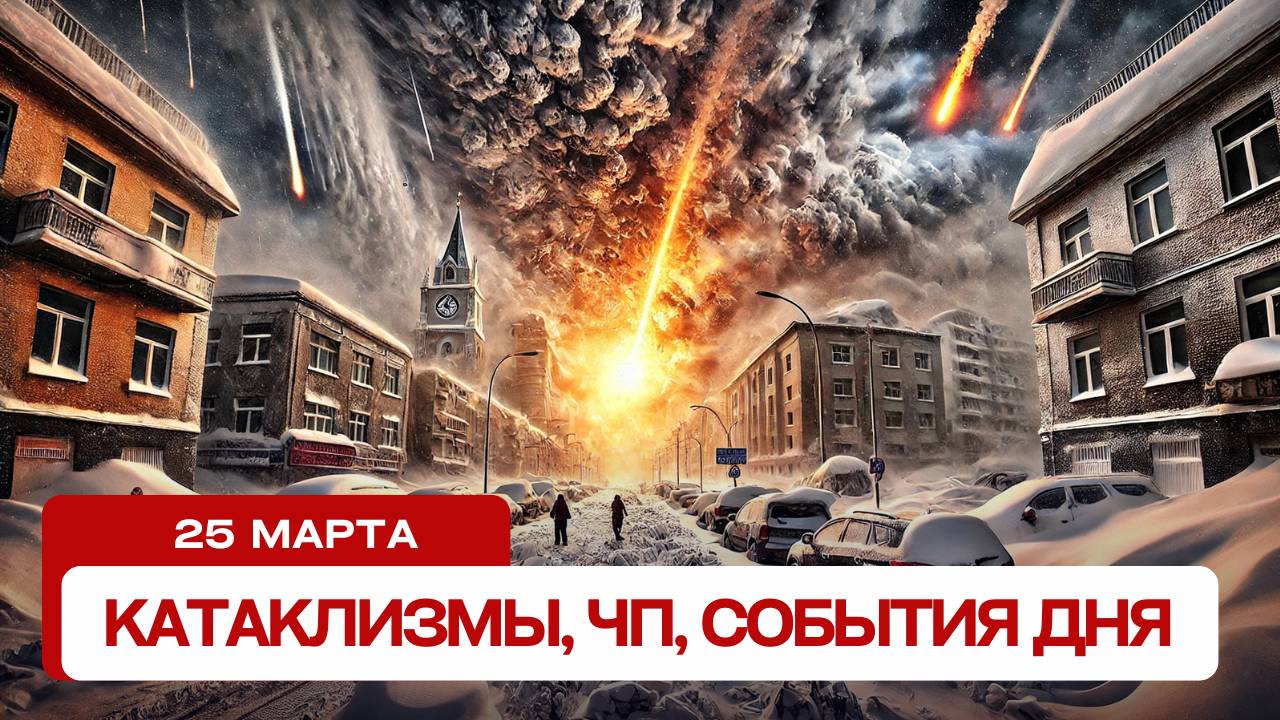 Катаклизмы сегодня 25.03.2025. Новости сегодня, ЧП, катаклизмы за день, события дня