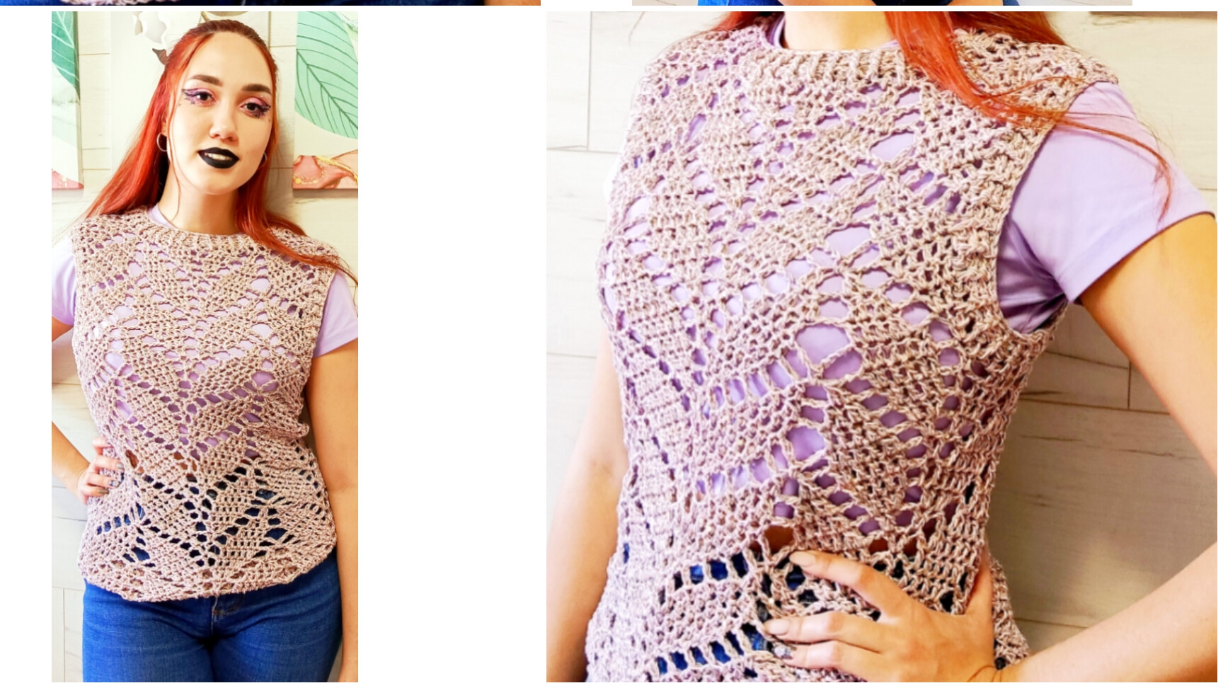 2. Кучинелли. Вязание. Крючок. Жилетка, топ, безрукавка, жилет с пайетками.mp4