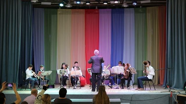 ЦРТДиЮ "Радуга", Духовой оркестр, Синий платочек.